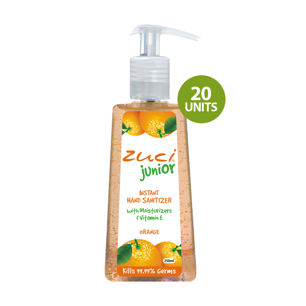 Zuci Junior Instant Hand Sanitizer (Orange - 250 ml) – Zuci Naturals